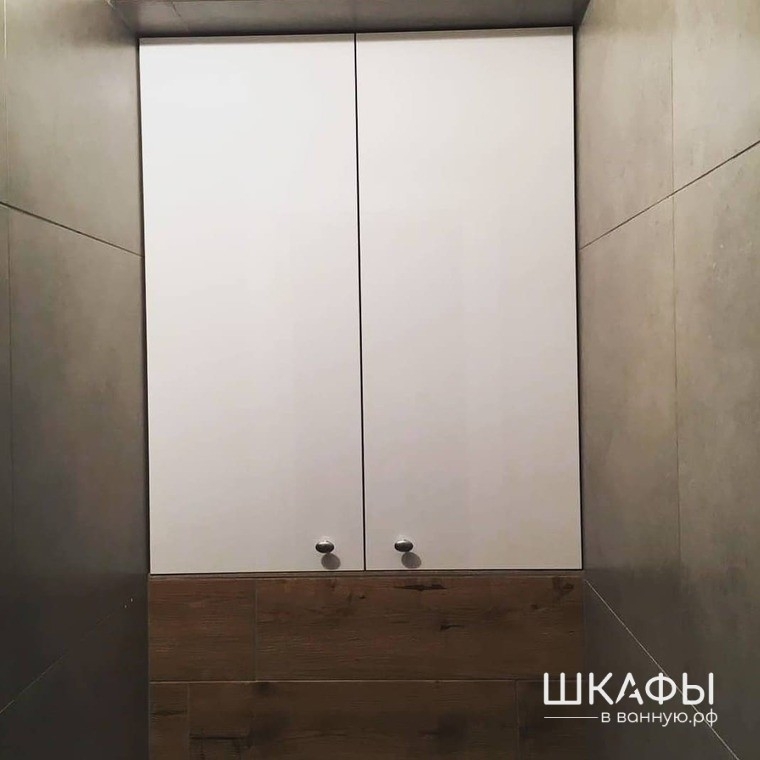 Шкаф над инсталляцией на заказ